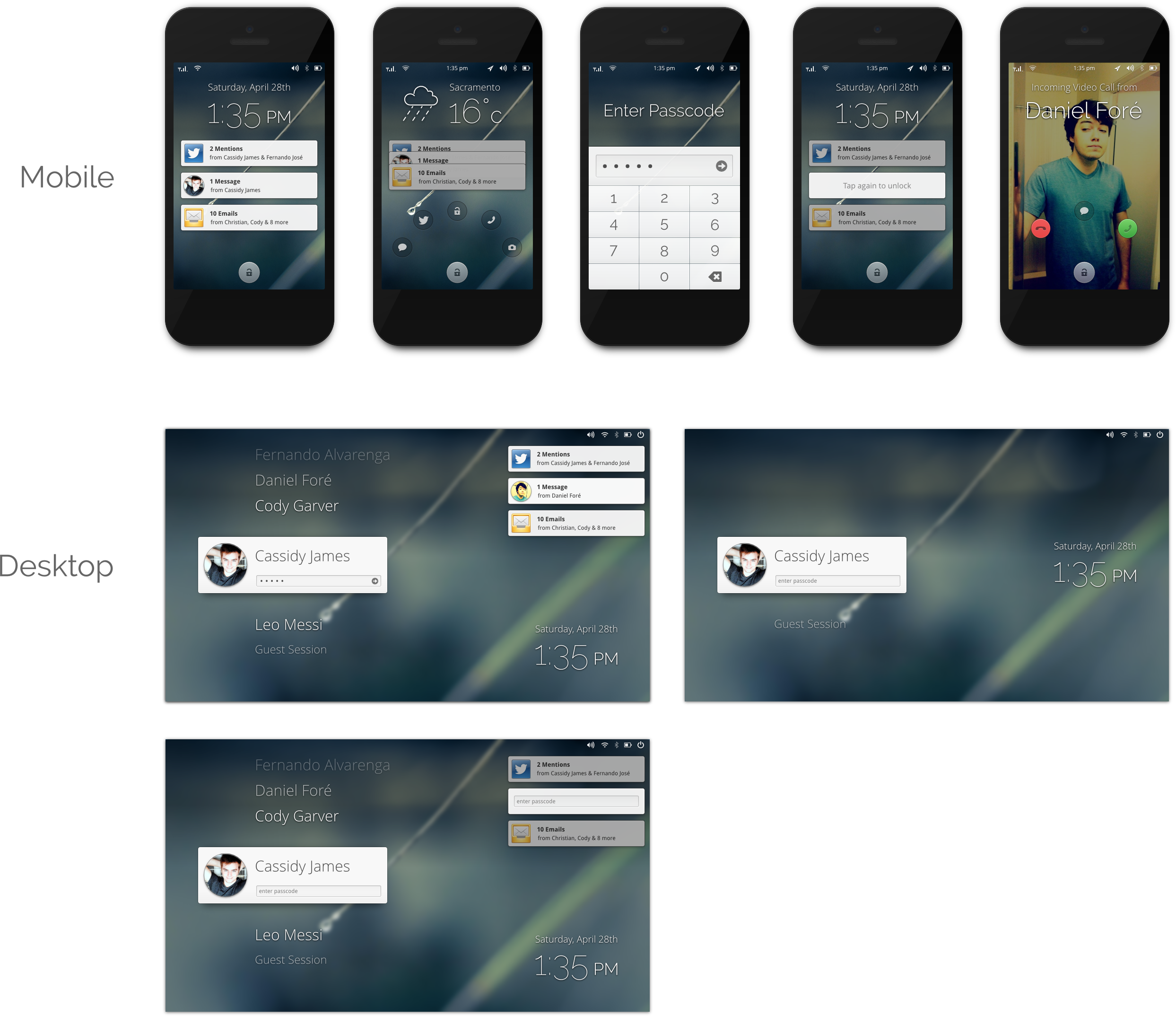 LockScreen - DanRabbit - elementary OS