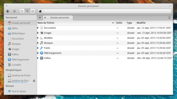 Fichiers - elementary OS