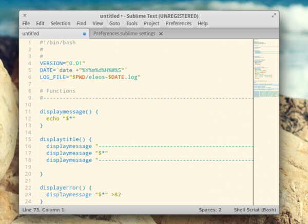 Codez avec Sublime Text